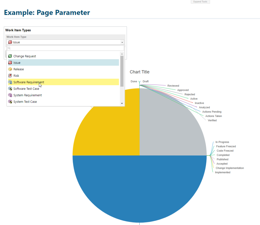 Advanced Reporting: Page Parameter – The Polarion Blog