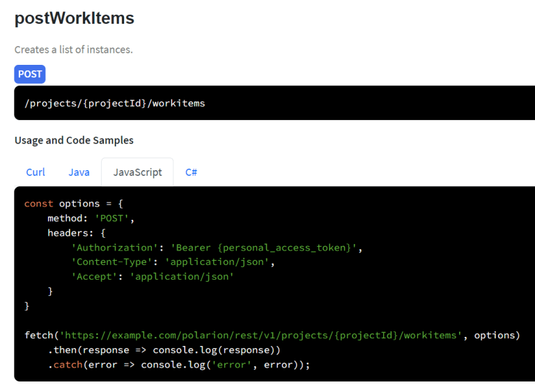 Polarion REST API: A Form Extension Example – The Polarion Blog